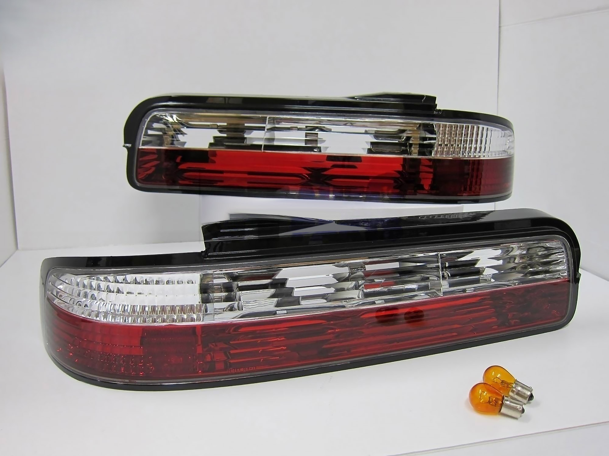 Clear Red Tail Lights for 89-94 Nissan Silvia S13 DMAX taillights - CT ...