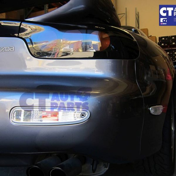 JDM Clear OEM style Headlights for 1992-2002 Mazda RX7 FD head lights ...