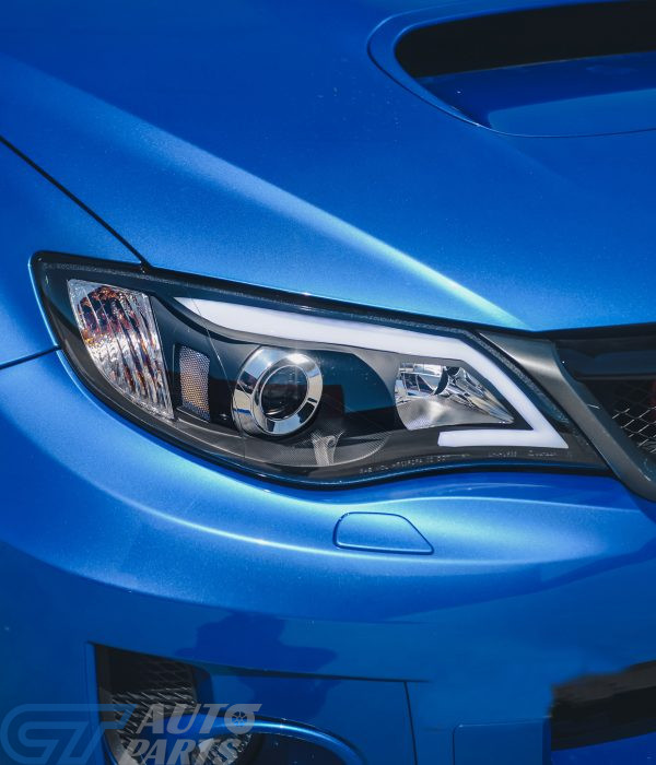 V2 LED 3D DRL Projector Sequential Headlights for 08-13 Subaru Impreza WRX G3 Halogen Type - CT ...