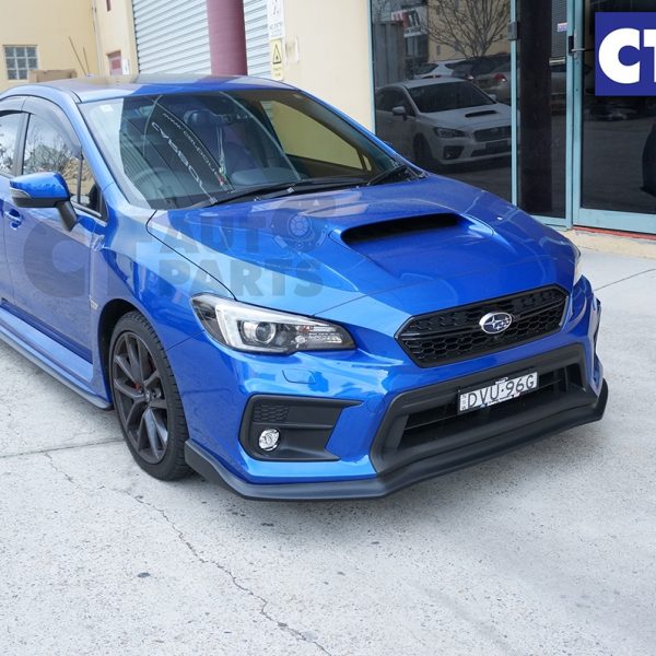 CS Style Front Bumper Lip for 2018-2021 SUBARU WRX STI VA Matte Black ...
