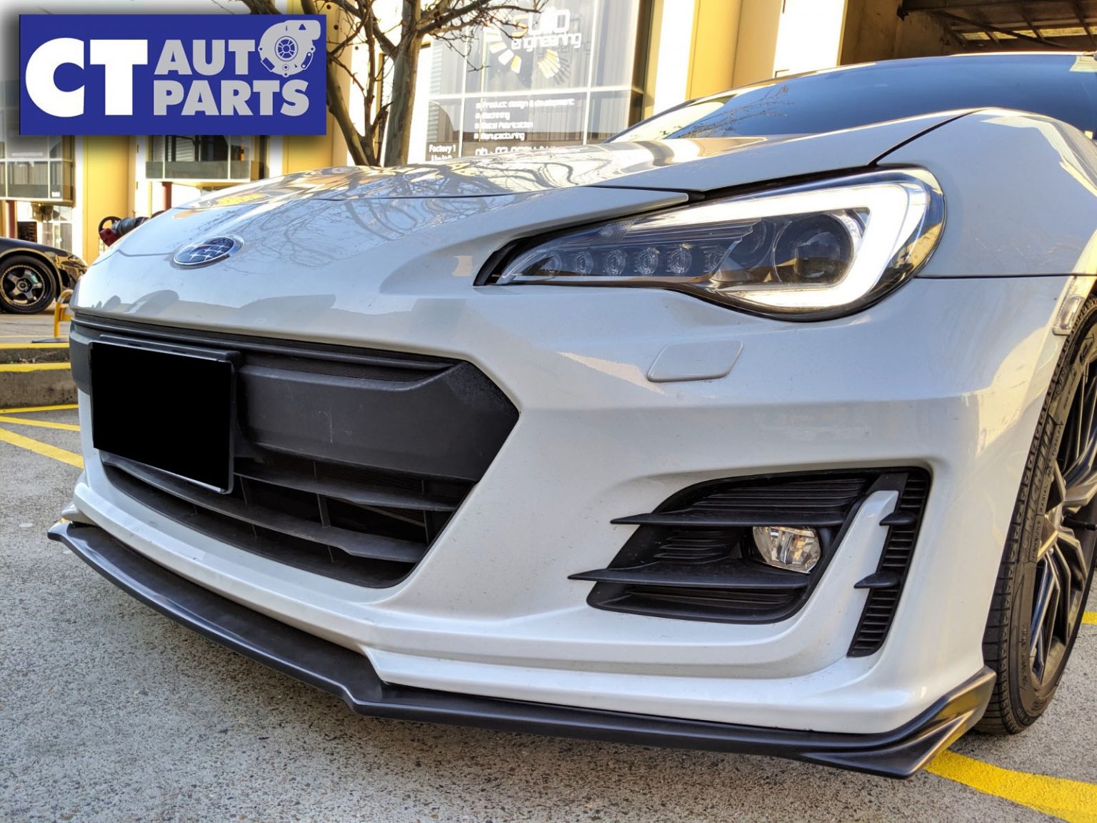 STI S Pack Style Front Bumper Lip Splitter for 2017-2019 Subaru BRZ ...