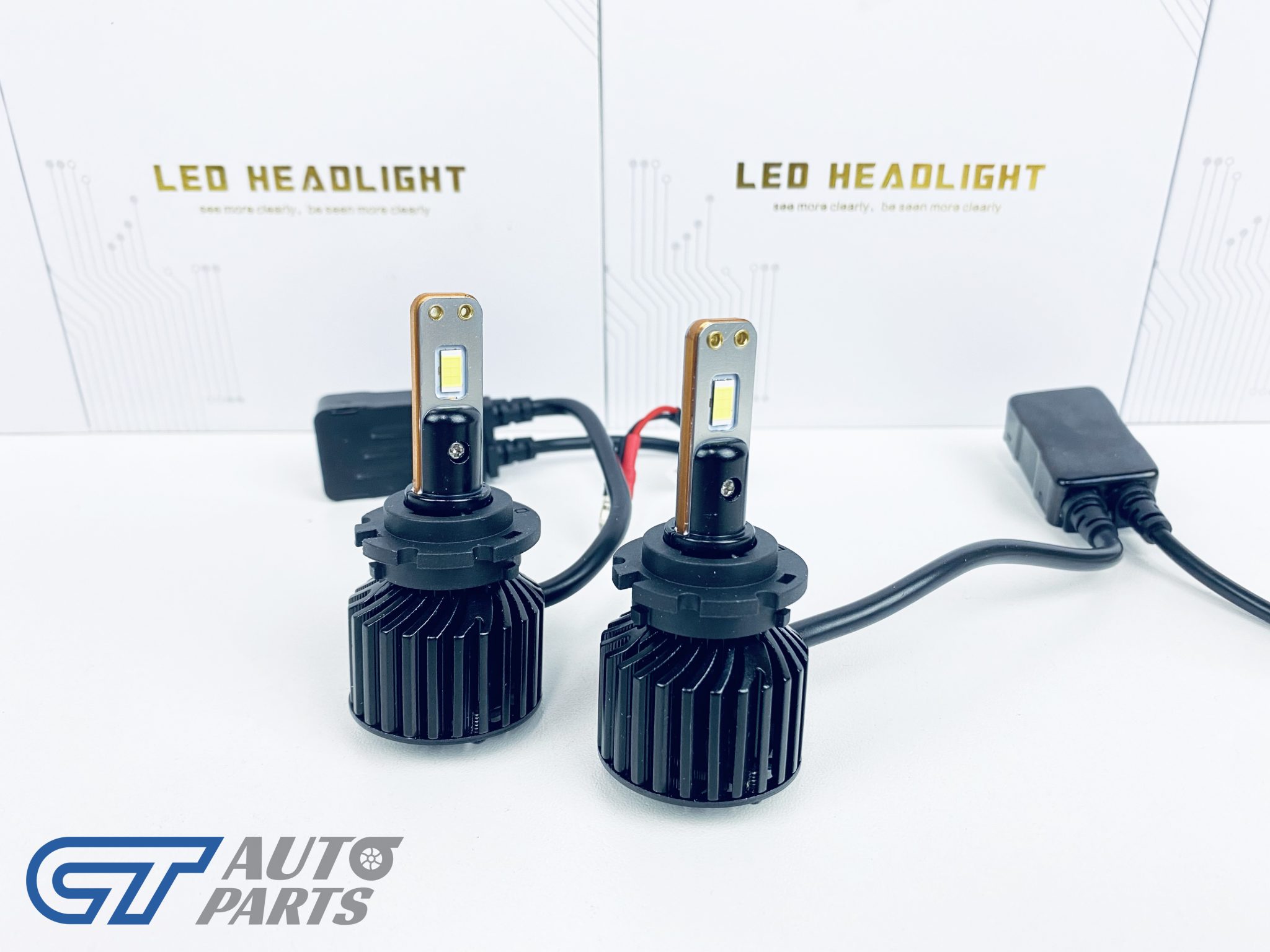 PLUS+ D2S D2H D2C LED BULB CONVERSION KIT 7600LM 6500K - CT AutoParts