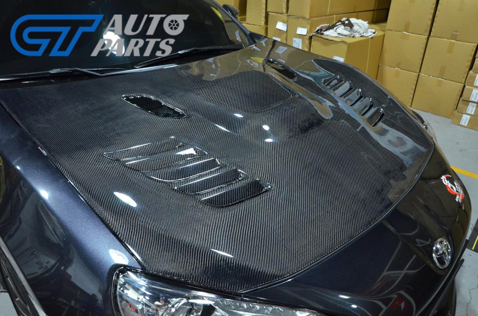 MP Vented Carbon Fibre Bonnet / Hood for 2012-2021 Toyota 86 Subaru BRZ ...