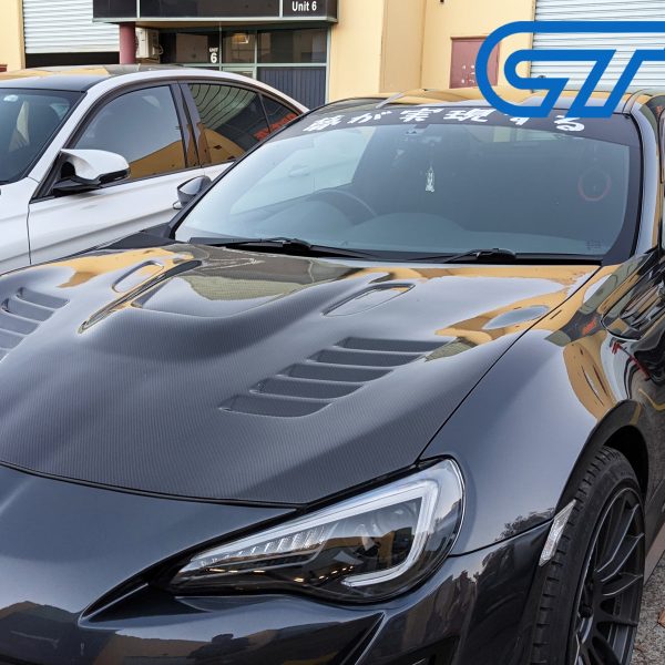 MP Vented Carbon Fibre Bonnet / Hood for 2012-2021 Toyota 86 Subaru BRZ ...