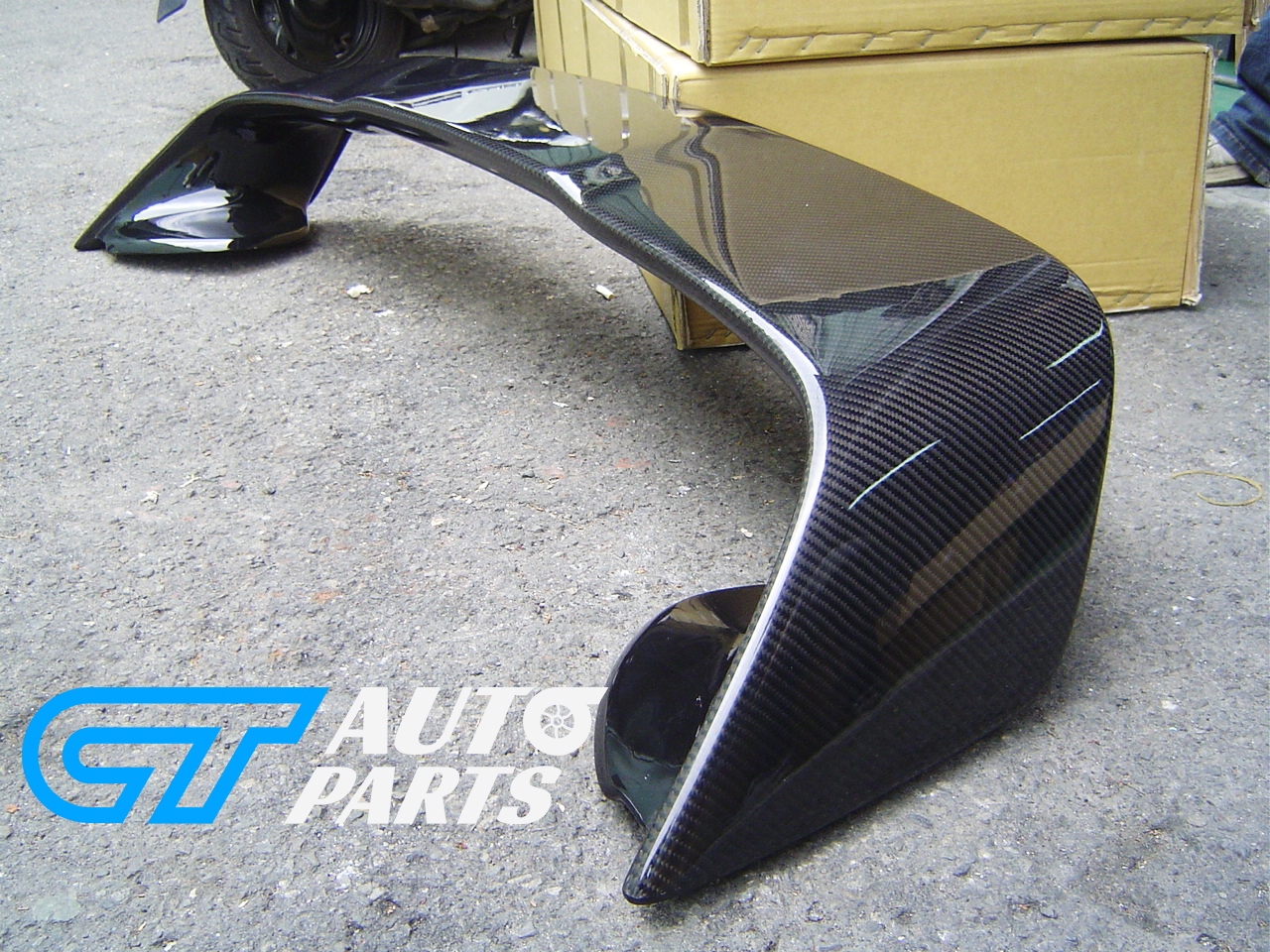 EVO X Style CARBON Rear Spoiler Wing for 07-18 Mitsubishi Lancer CJ VRX ...