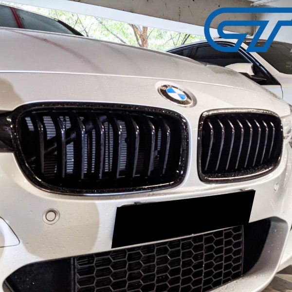 M Sport Style Gloss Black Front Bumper Bar Grille Grill for BMW 3 ...