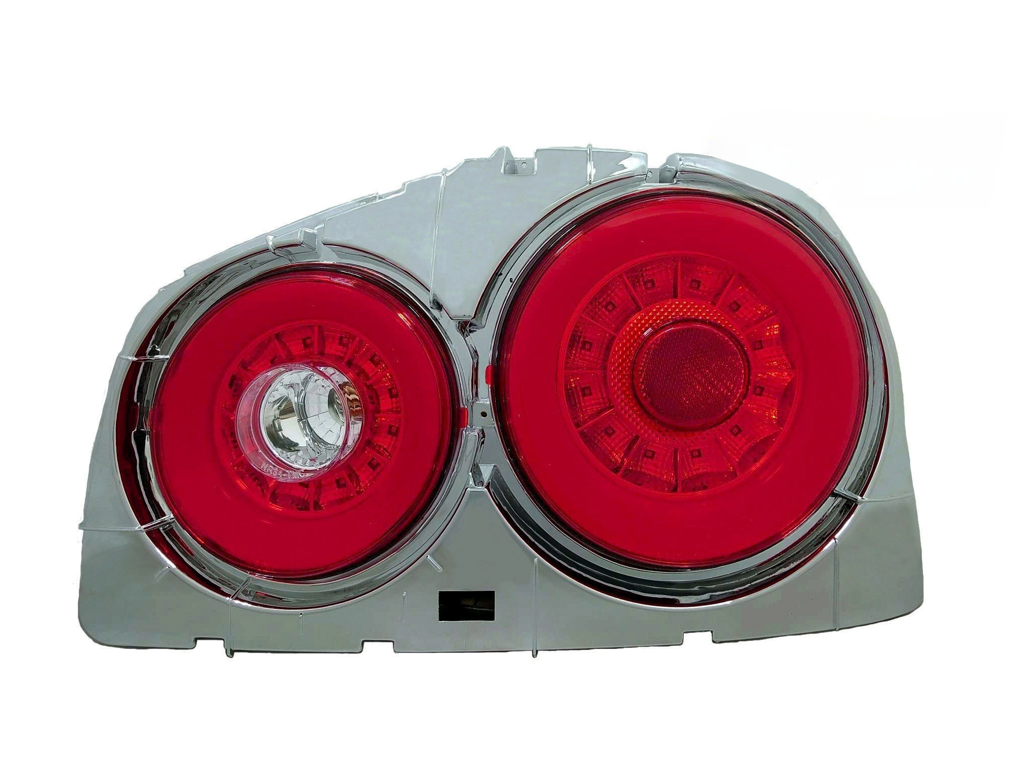 78 Works Fiber Ring LED Taillights V2 Tail Lamp for 98-02 Nissan ...