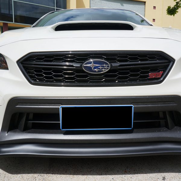 CS Style Front Bumper Lip for 2018-2021 SUBARU WRX STI VA Matte Black ...