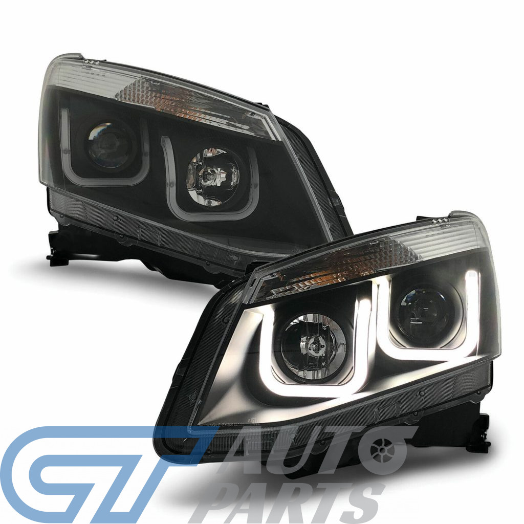 Black LED DRL Projector Head Lights for 2012-2016 ISUZU D-MAX DMAX UTE ...