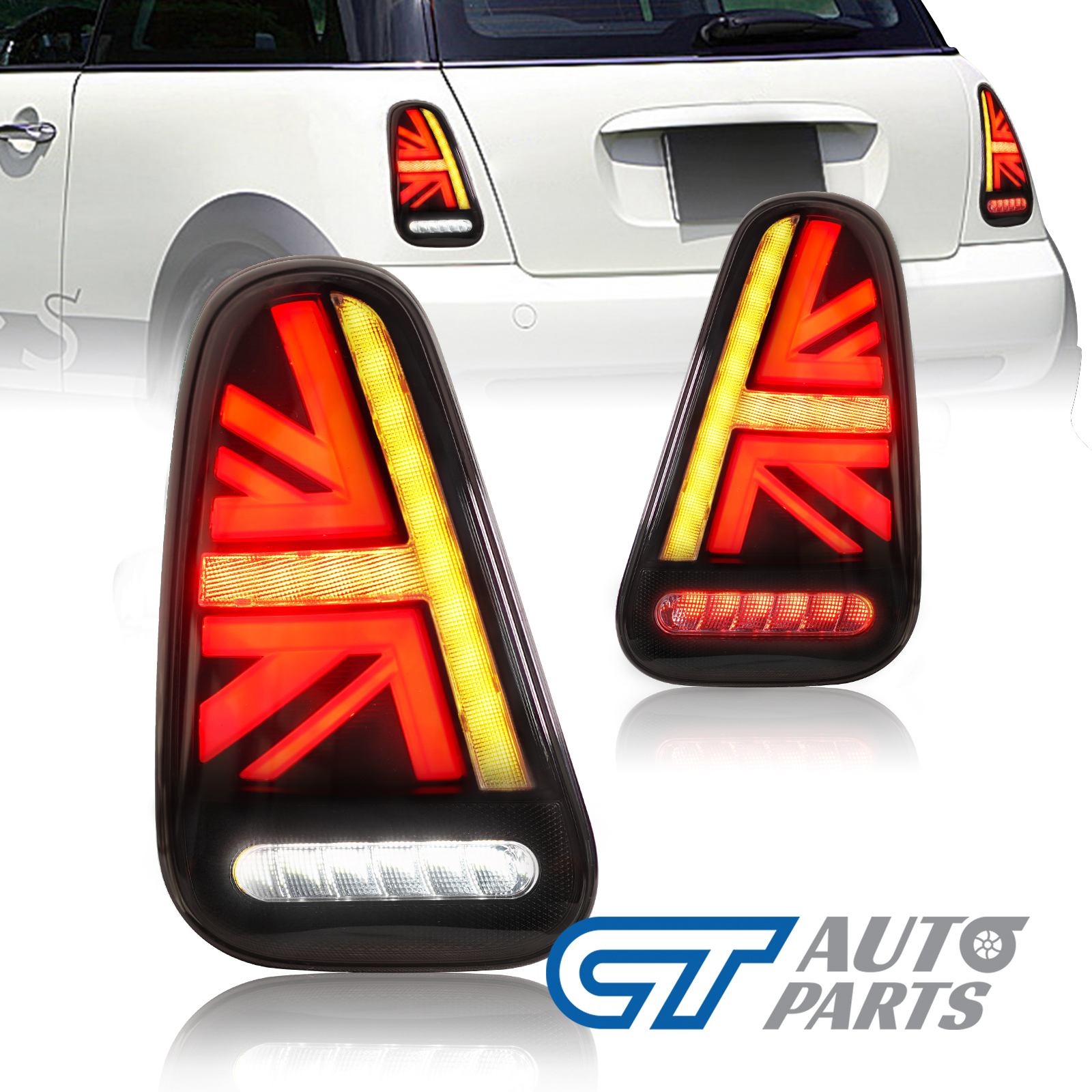 Smoked LED Tail Lights For 2001-2006 BMW Mini R50 R52 R53 Mini Cooper ...