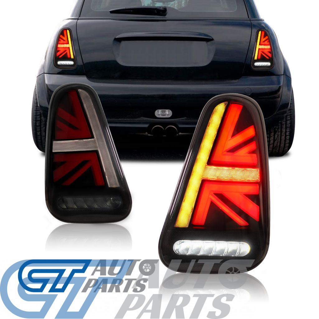 Smoked LED Tail Lights For 2001-2006 BMW Mini R50 R52 R53 Mini Cooper ...