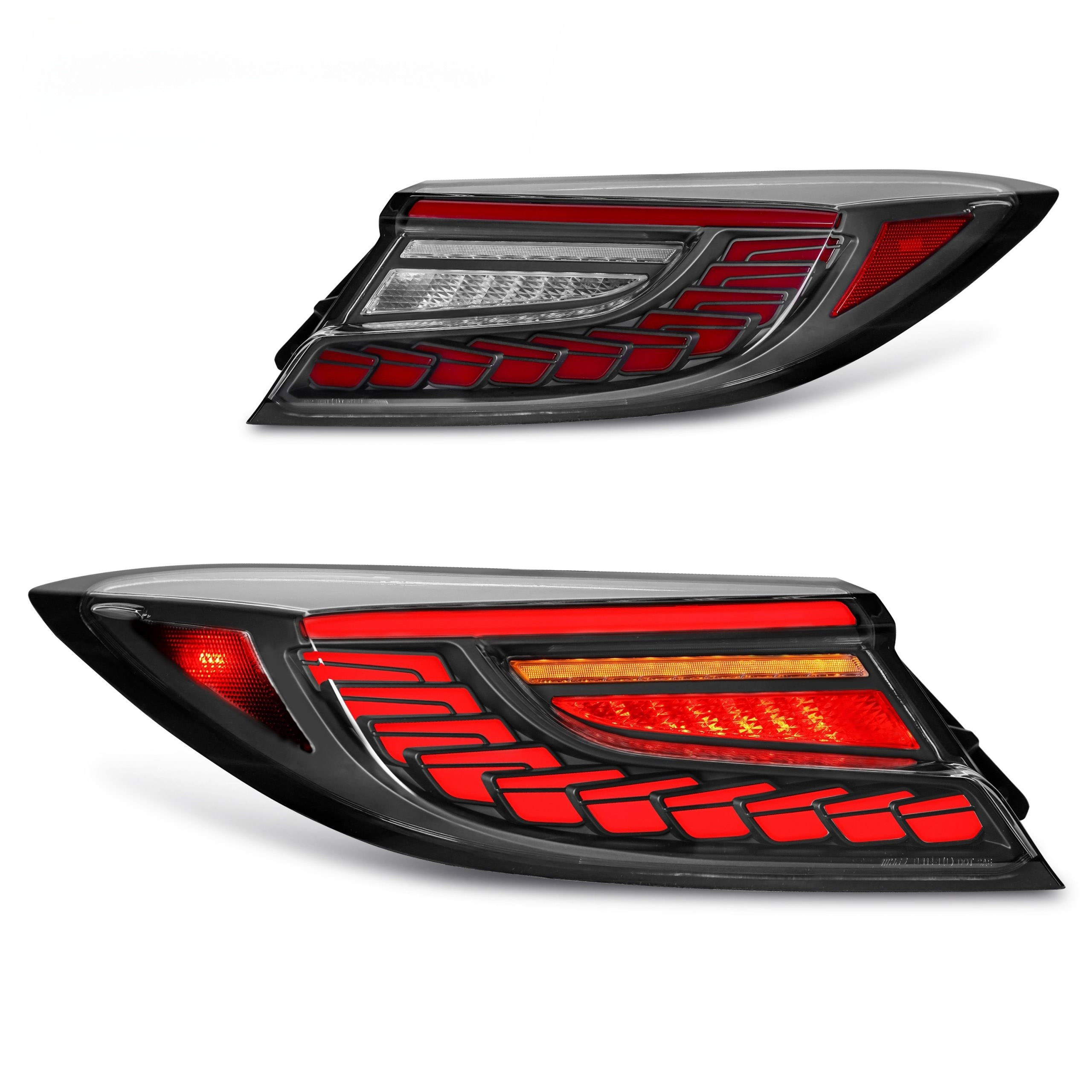 V3 Black Red LED Dynamic Tail lights for 2022+ Toyota 86 GR86 Subaru ...