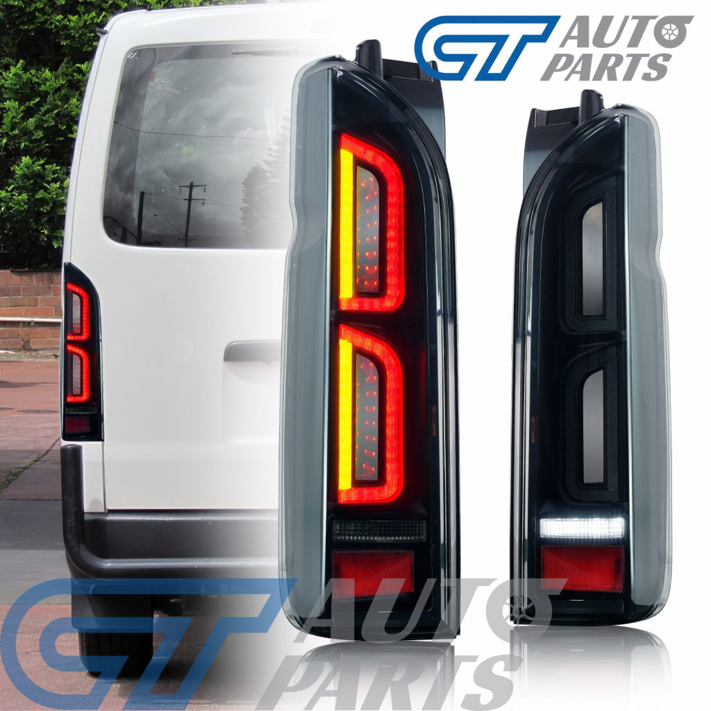 Smoke V2 3D Full LED Tail Lights for 04-20 Toyota Hiace Van taillights ...
