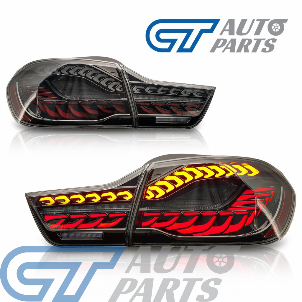 Black 3D OLED Sequential Tail Lights For 2014-2020 BMW F32 F33 F82 F83 ...