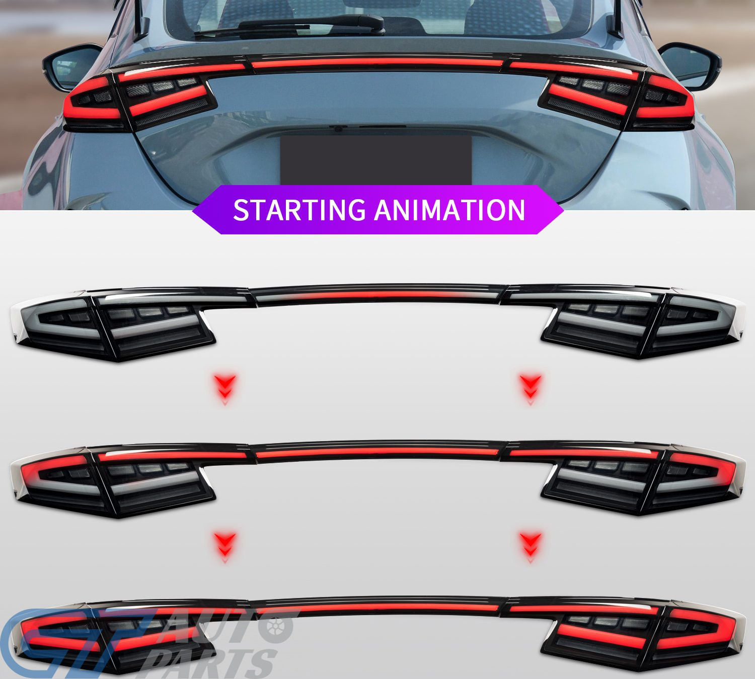 Honda Civic Type R FL5 LED Taillights Elite Series Upgrade - CT AutoParts