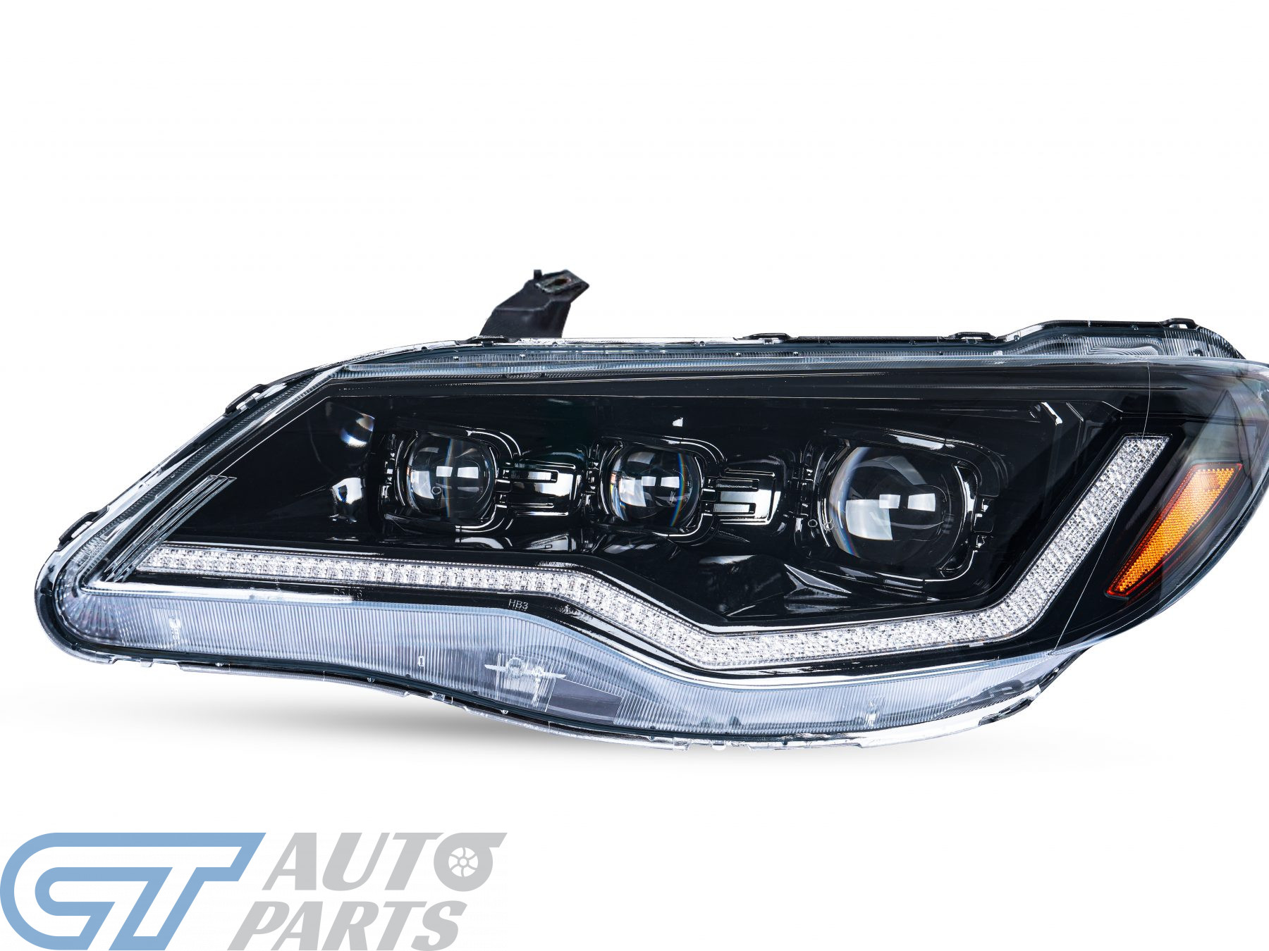 Tri-LED Projector LED Dynamic Headlights for 06-12 Honda Civic FD2 Head ...